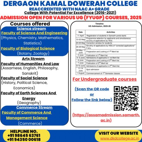 Download Notice Regarding FYUGP – DERGAON KAMAL DOWERAH COLLEGE ...